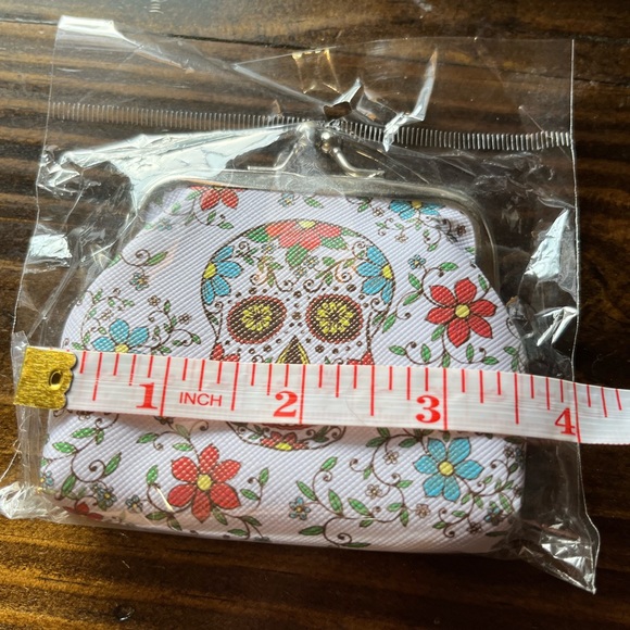 Bags | Sugar Skull Coin Purse | Poshmark